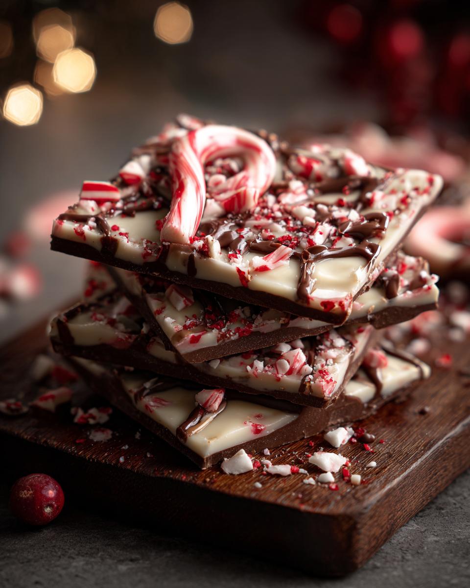 Amazing White Chocolate Candy Cane Bark