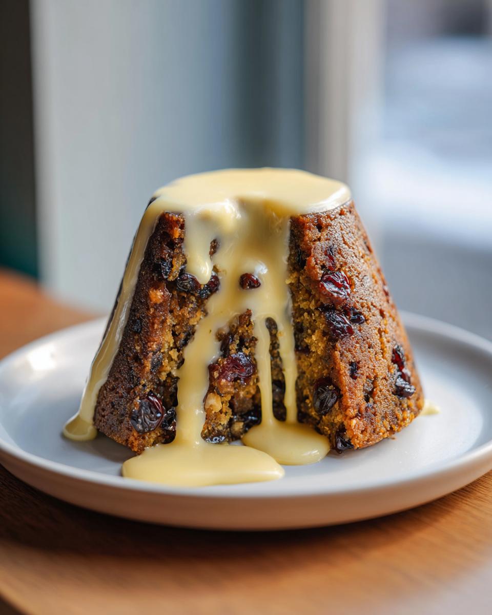 Amazing plum pudding in 7 simple steps